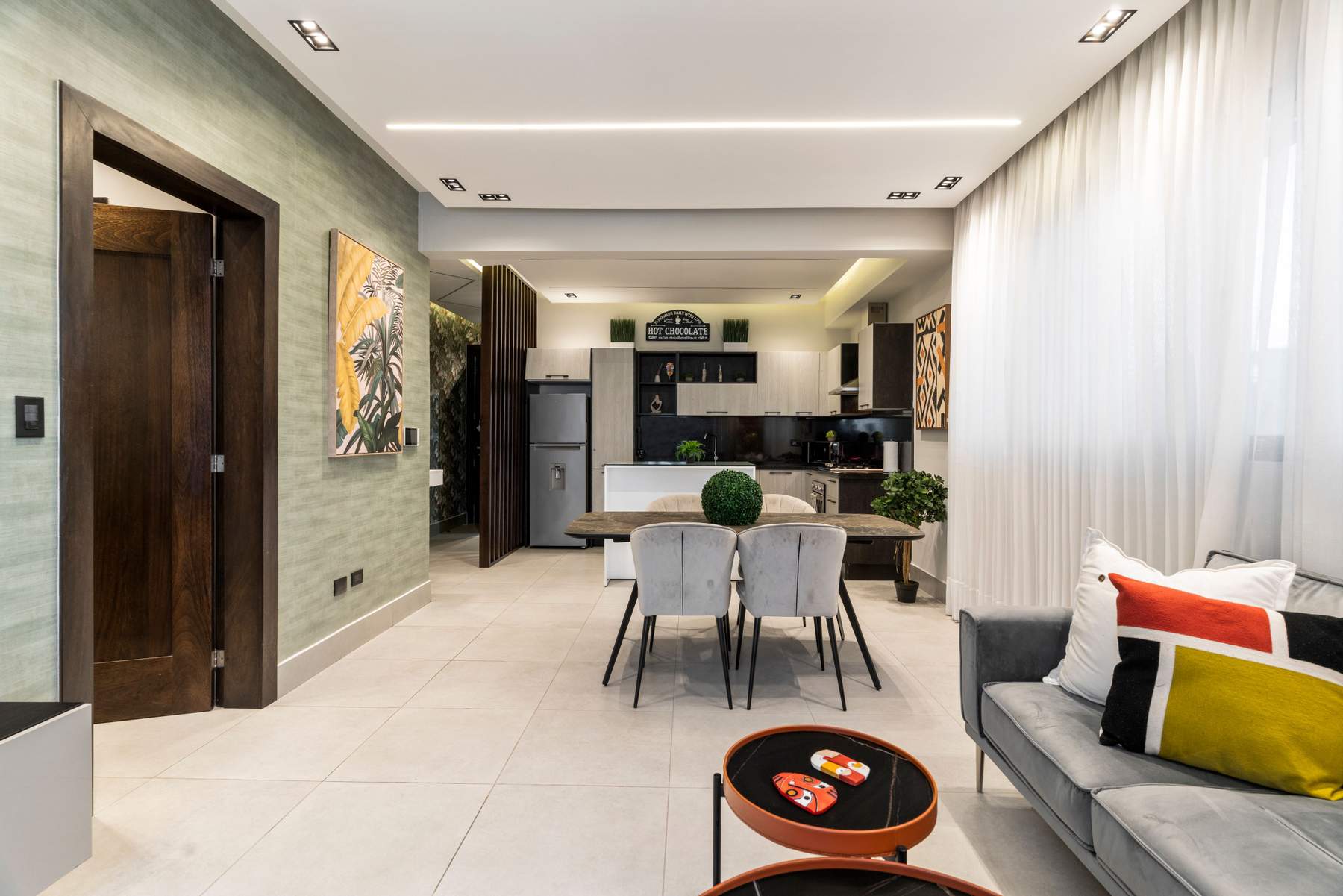 Stylish 1 Bedroom, 1.5 Bath | Rialto Residences Luxury Apartments